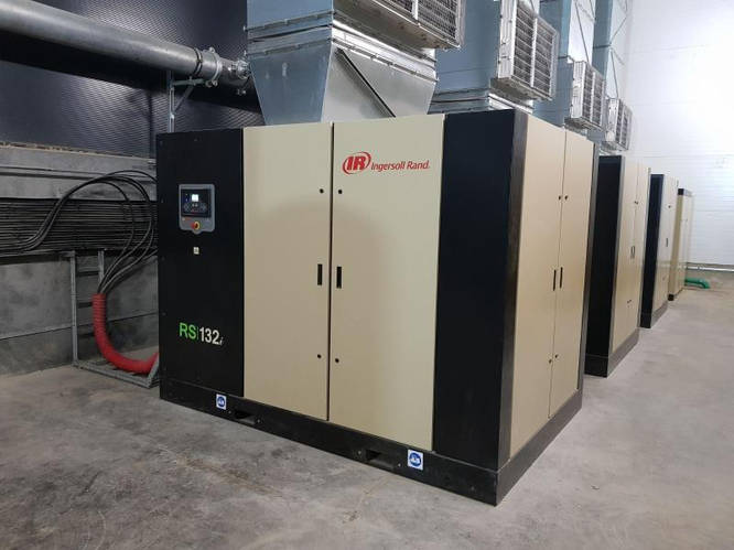 Гвинтовий компресор маслозаповнений, модель RS132-160i, ціна - Prom.ua ...