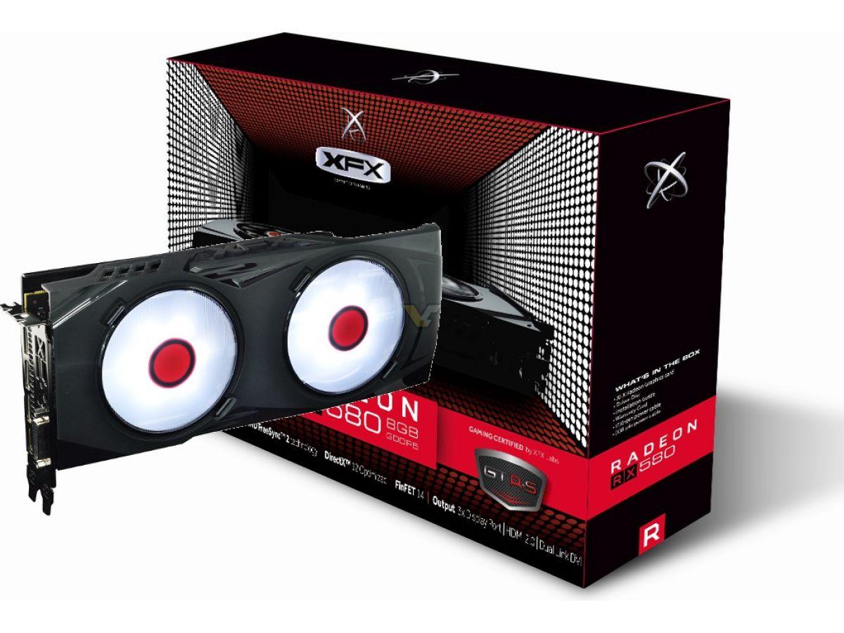 Видеокарта XFX Radeon RX 580 Black Edition GTR XXX 8GB OC+ б/у (ID ...