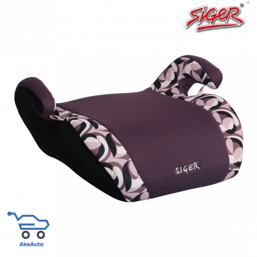 Купить Детское авт. кресло SIGER ART "Мякиш плюс" абстракция, 6-12 лет ...