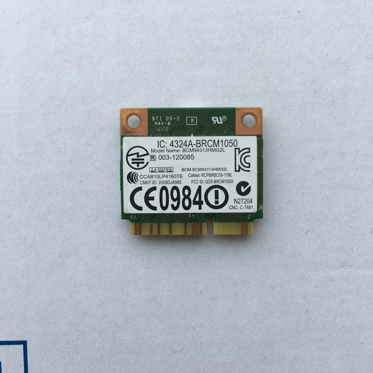 Wi-Fi модуль адаптер для DELL Latitude E5430 б/у оригинал BCM94313HMG2L ...