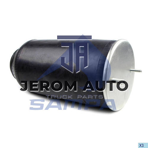 Пневморессора без стакана ROR 4157NP05 (без стакана) (2 отв. M12, 1 шп ...