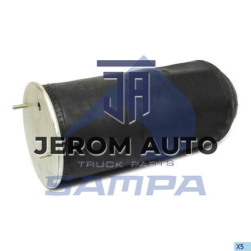 Пневморессора без стакана FRUEHAUF 912NP02, SAF, ROR 4 шпильки-воздух ...