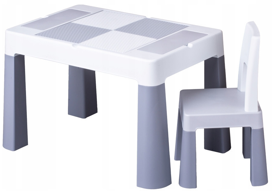 Детский столик со стульчиком Tega Baby Mamut Multifun серый MF-001-106 ...
