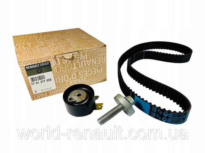 Renault (Original) 7701477028 - Комплект ремня ГРМ на Рено Гранд Сценик ...