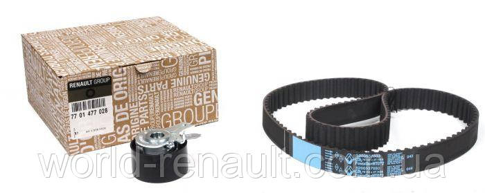 Renault (Original) 7701477028 - Комплект ремня ГРМ на Рено Гранд Сценик ...