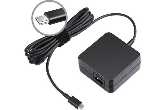 87W Type-C (USB-C) Сертифицированный блок питания KFD для ноутбука HP Pavilion X2 12, Elite X2 ...