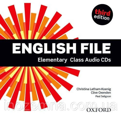 English File Third Edition Elementary Class Audio CDs(5) — Купить ...