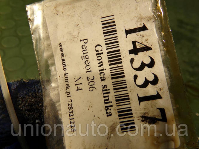 PEUGEOT 206 1.4 8V Головка блоку цилидров , ГБЦ Z06 Комплетная (ID ...