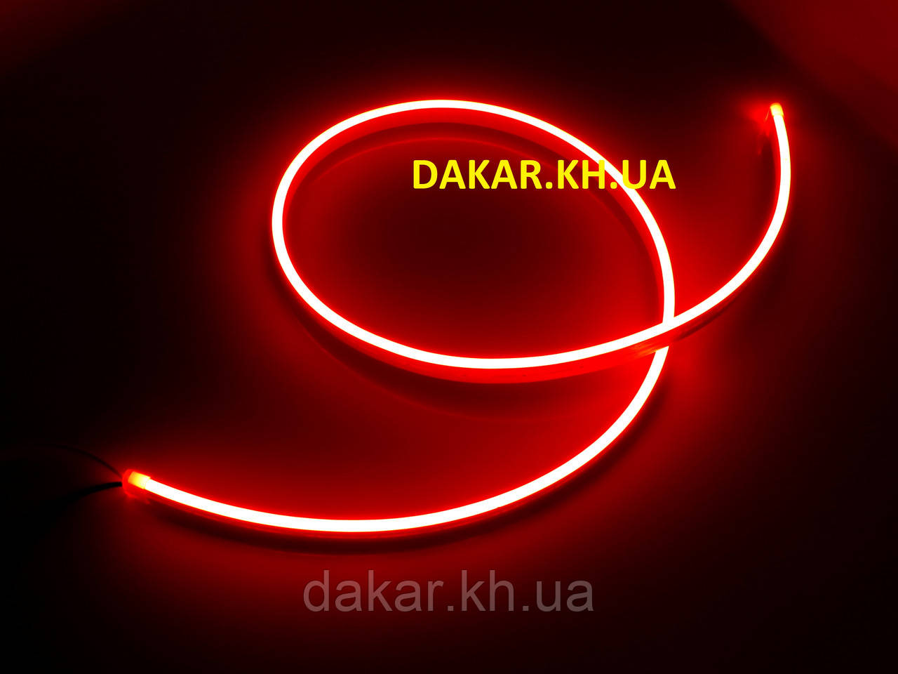 Светодиодный Гибкий Неон LED 12В 100 См Красный Flex Neon — Купить ...