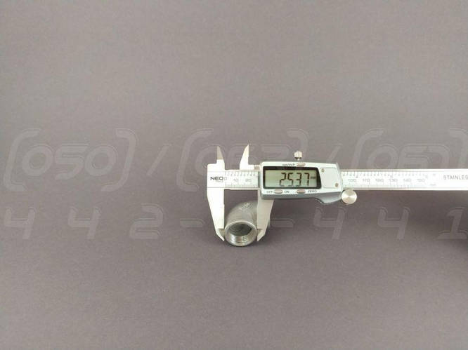 Купить Косинець з внутрішніми різьбами Ду 15 (1/2") з нержавіючої сталі ...