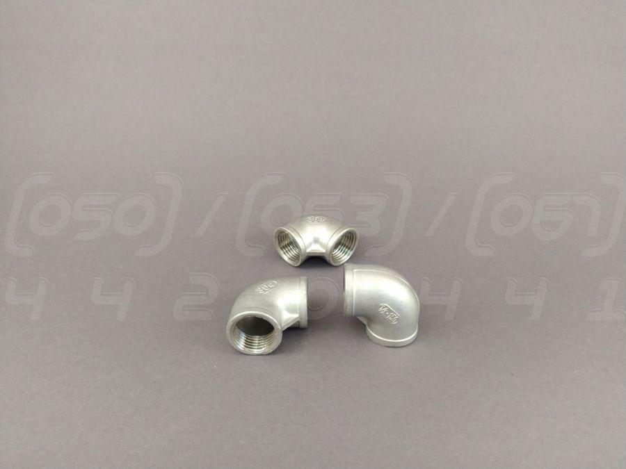 Купить Косинець з внутрішніми різьбами Ду 15 (1/2") з нержавіючої сталі ...