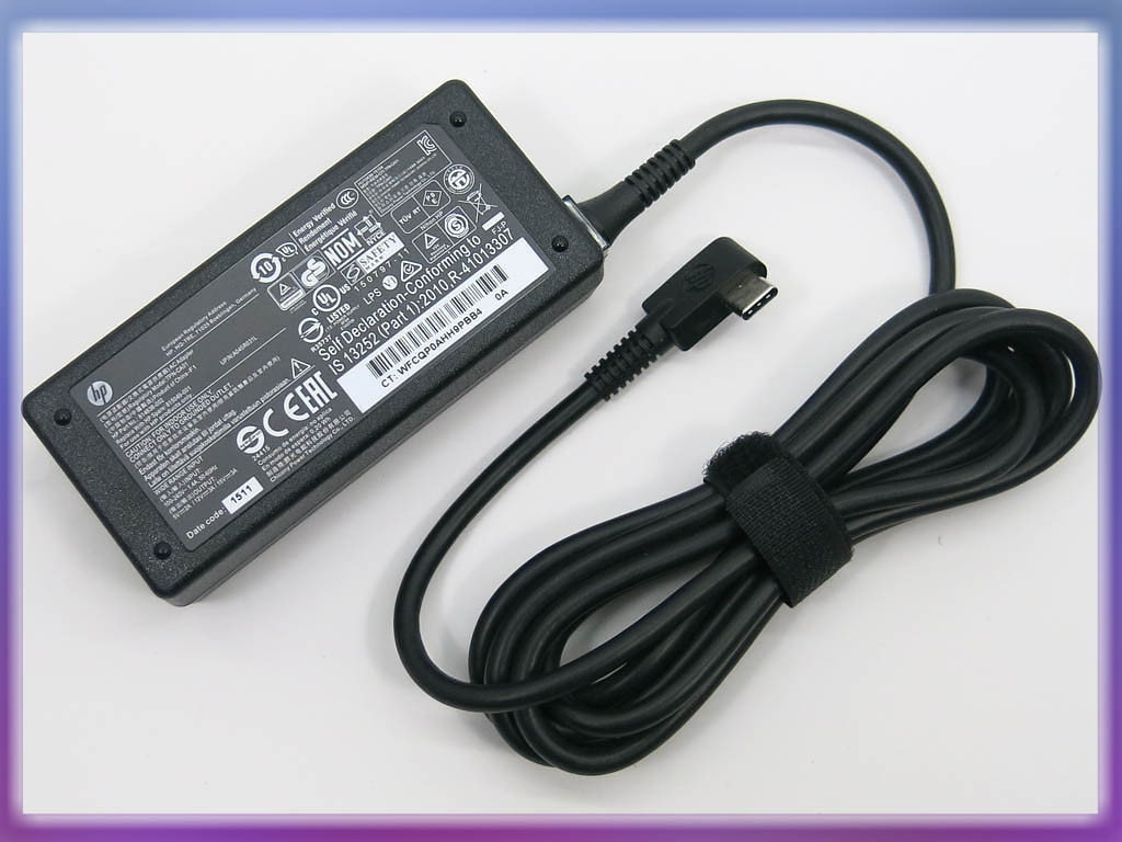 Блок Питания для HP ProBook 650 G4 (15V 3A 45W (Type-C) (5V-2A, 12V-3A ...