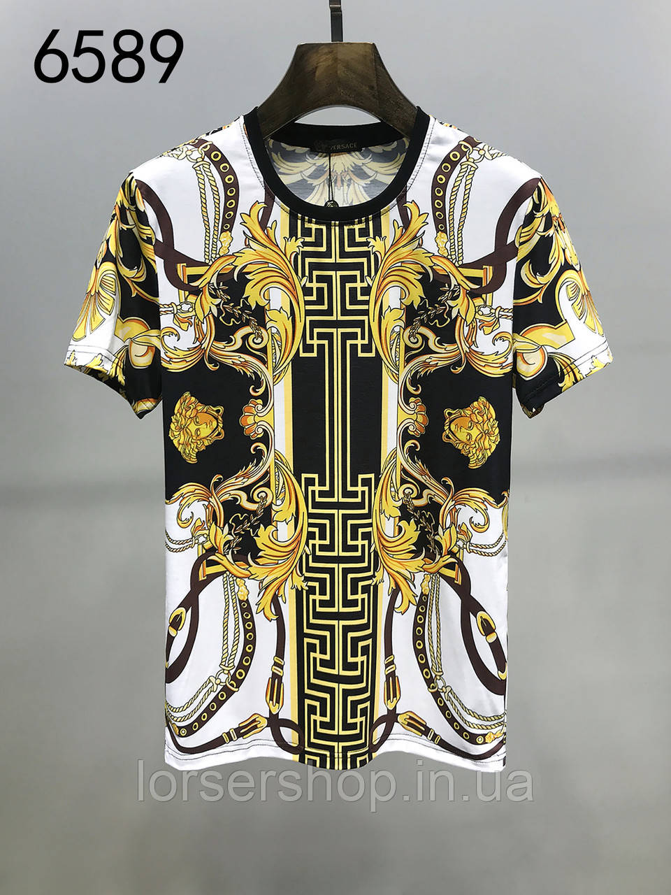 Купить Футболка Версаче Versace модный принт, цена 1500 ₴ — Prom.ua (ID ...
