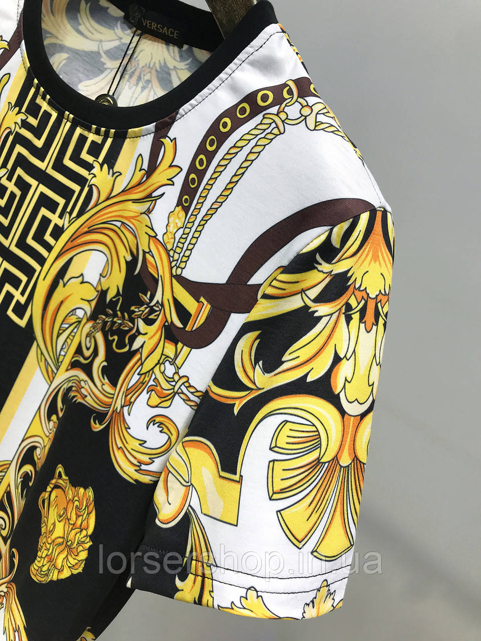 Купить Футболка Версаче Versace модный принт, цена 1500 ₴ — Prom.ua (ID ...