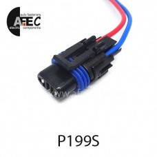 Разьем 2-х контактный для ламп H27 Delphi 12020599 (ID#1128764938 ...