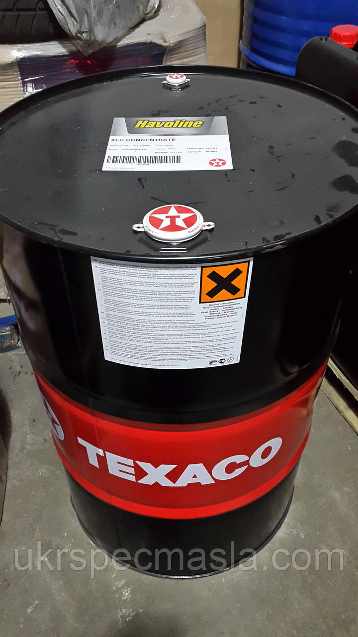 Концентрат антифриза TEXACO HAVOLINE XLC CONCENTRATE боч 208л, цена ...