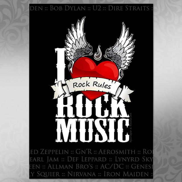 Плакати Рок Rock замовити в інтернет-магазині Ramires Print