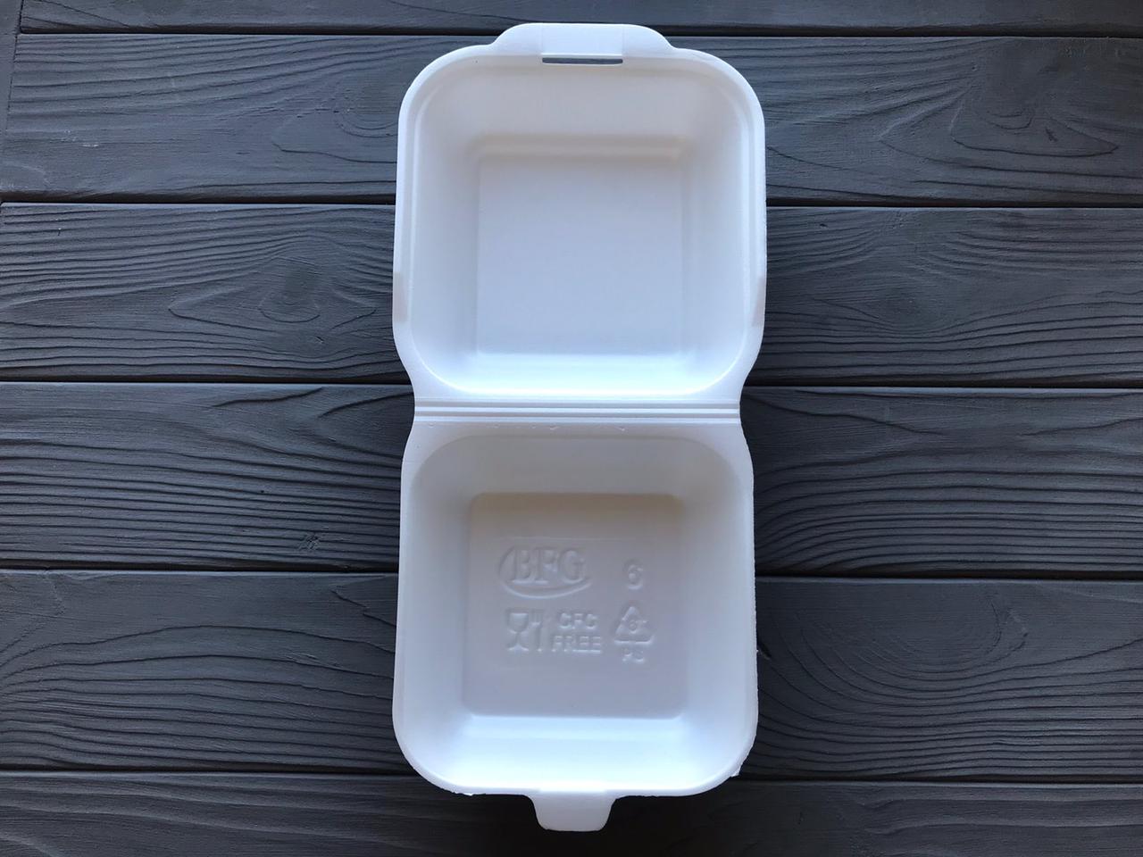 Ланч-бокс HB-6 белый (500шт) 150x150x70 мм: продажа, цена в Ирпене ...