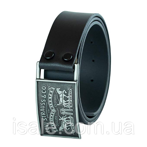 Ремень Мужской Levi's Plaque Bridle Belt, Размер 36; Кожаный Ремень ...