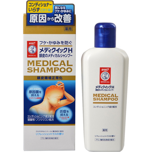 Rohto Quick H Scalp Medical медицинский шампунь от перхоти, зуда и ...