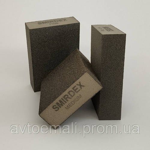 Абразивна губка SMIRDEX 4 сттор. 100х70х25 мм Very Fine (ID#1421075254 ...