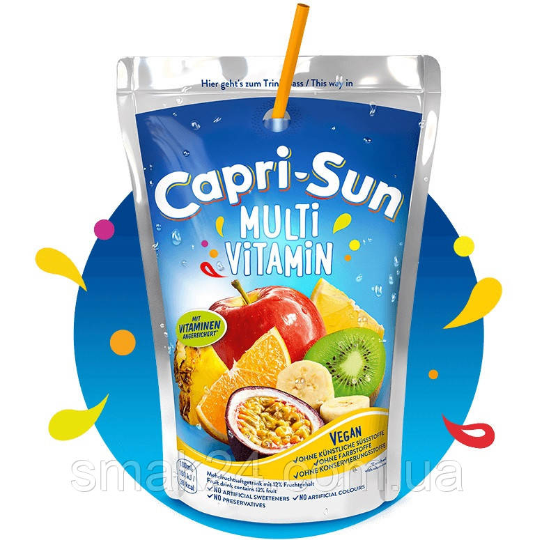 Сок Capri-Sun Lemon Лимон 200 мл Германия: продажа, цена в Днепре. Соки ...