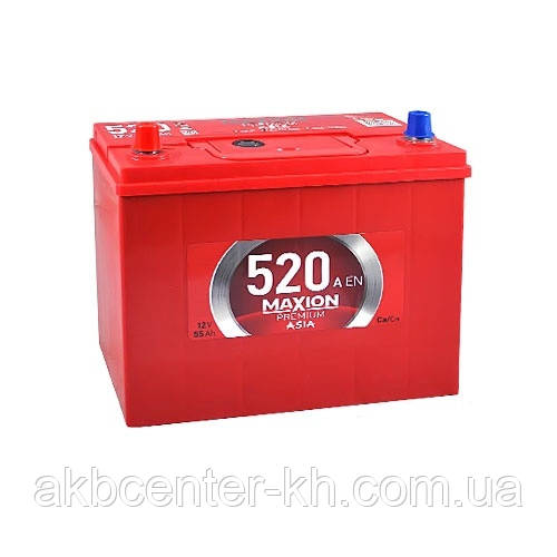 Автомобильный аккумуляторы MAXION PREMIUM ASIA 6СТ - 55 Аз JP Plus L ...