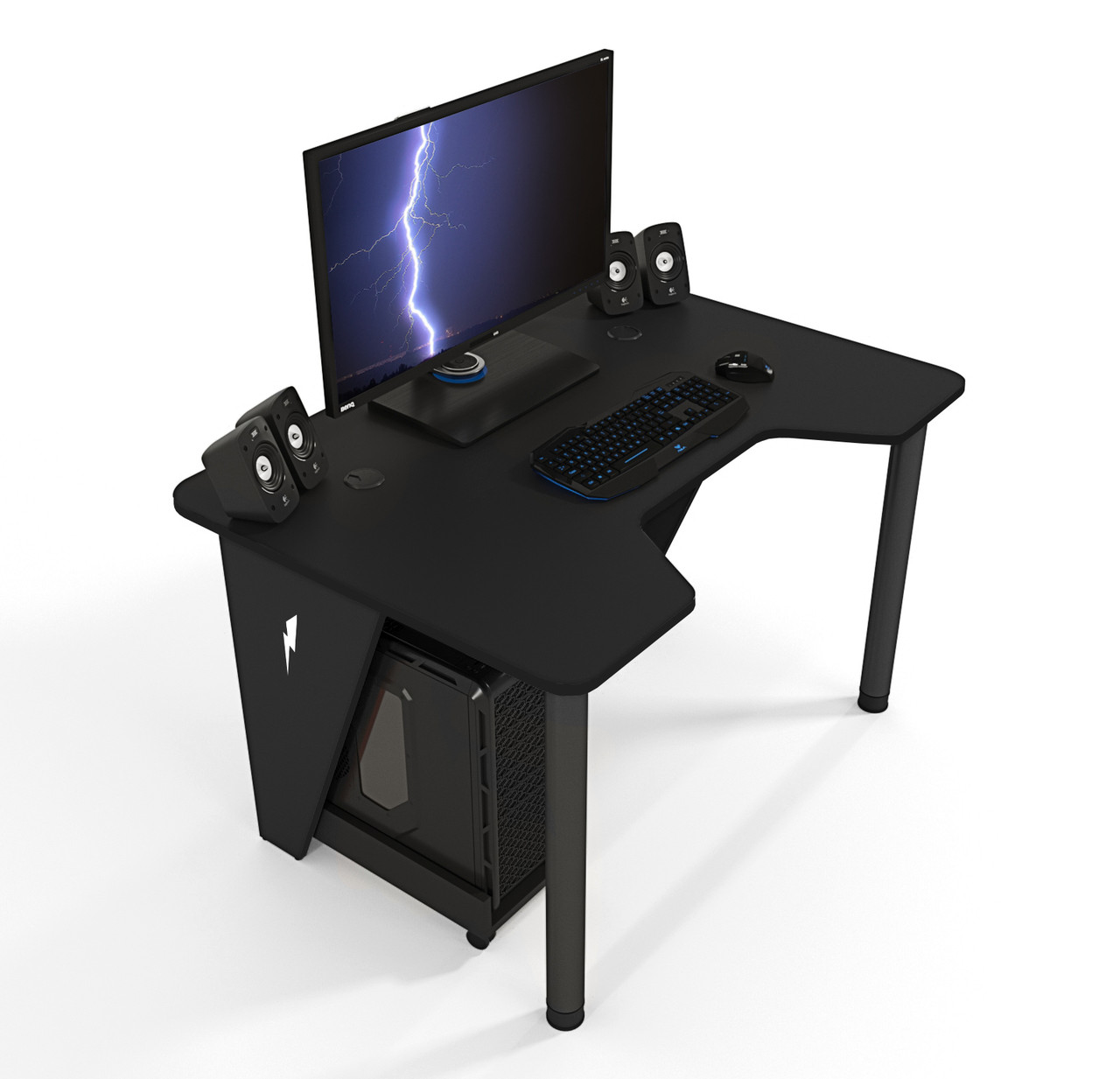 Геймерский Игровой Компьютерный Прямой Стол ZEUS™ / ЗЕУС™ IVAR-1400 ...
