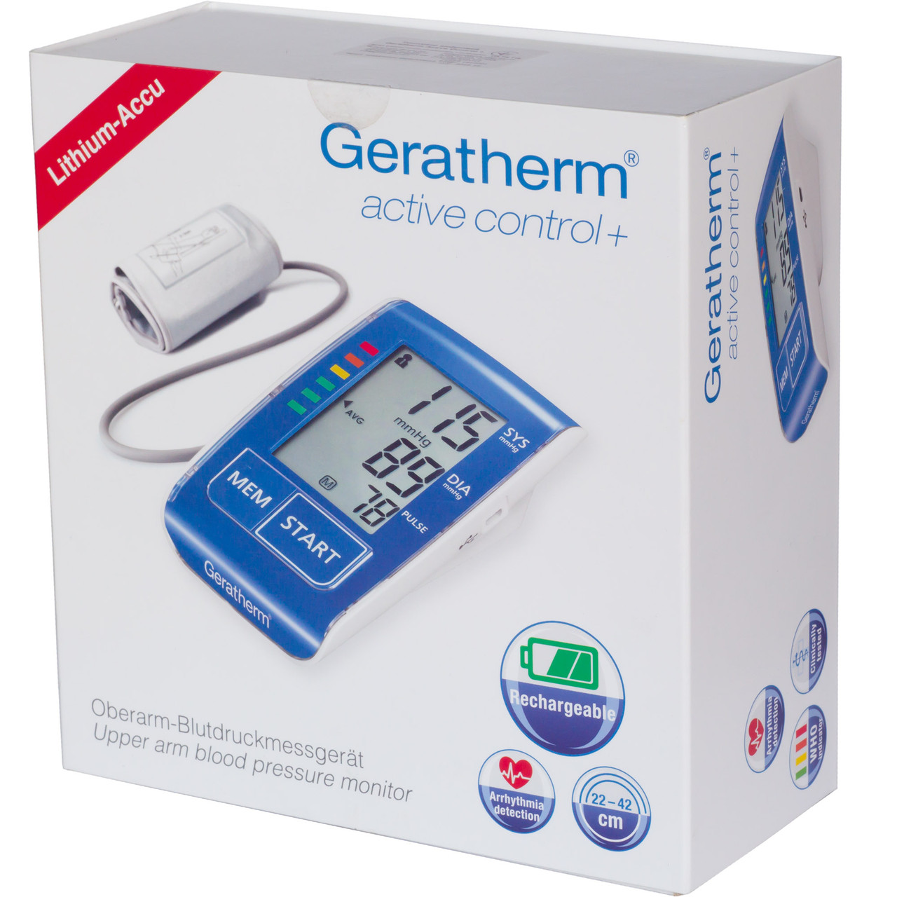 Автоматический цифровой тонометр Geratherm Active control+: продажа ...