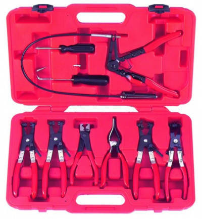 Купить Набор щипцов для снятия и установки хомутов и шлангов 9пр., в ...