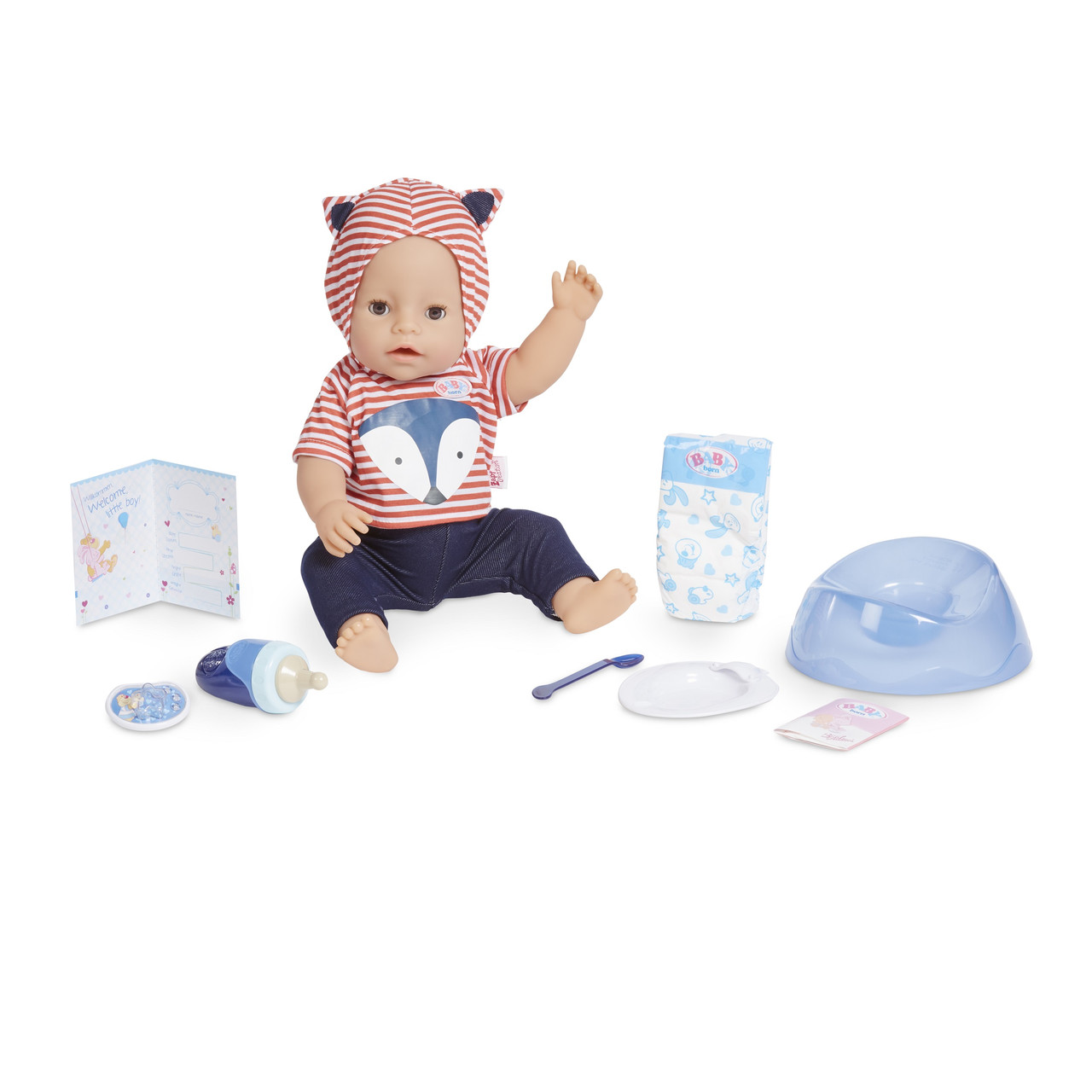 Интерактивная Кукла пупс Беби Борн Мальчик Baby Born Interactive Boy ...