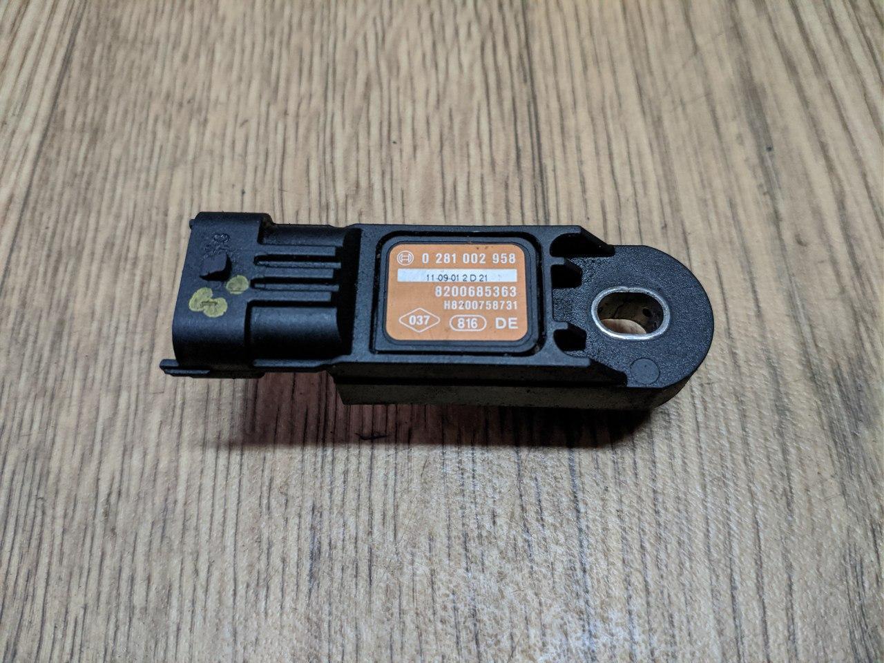 Датчик тиску турбіни Renault Master, Opel Movano 2.3, 2010-, 0281002958 ...