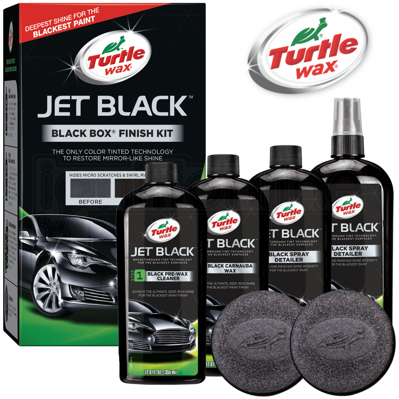 Полироль Turtle Wax Jet Black Black Box - Finish Kit эксклюзивная ...