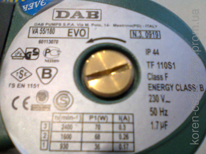 Насос циркуляционный DAB 35-180, цена — Prom.ua (ID#74101975)