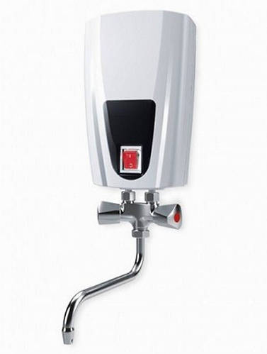 Електричний проточний водонагрівач Eldom 3,5 kw E41 з краном, установлення над мийкою (ID ...