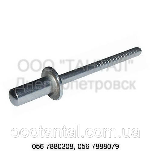 Заклепка герметичная алюминиевая вытяжная, отрывная Al/St от Ø3,2 до Ø4 ...