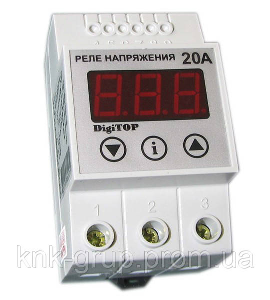 DIGITOP Реле напряжения DIGITOP Vp-20A (шт.), цена 402.38 грн — Prom.ua ...
