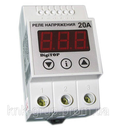 DIGITOP Реле напряжения DIGITOP Vp-20A (шт.), цена 402.38 грн — Prom.ua ...