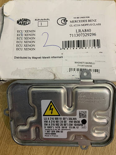 Купить Блок розжига AMG Mercedes S-Class W221 CL-Class W216 A2169009100 ...