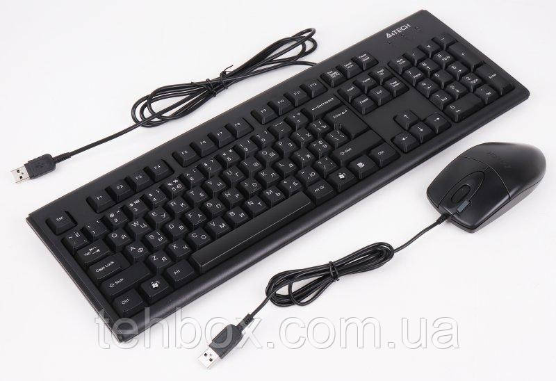 Комплект клавіатура з мишою A4Tech KM-72620D (Black) KM-720+OP-620D USB (ID#1136038327), ціна ...
