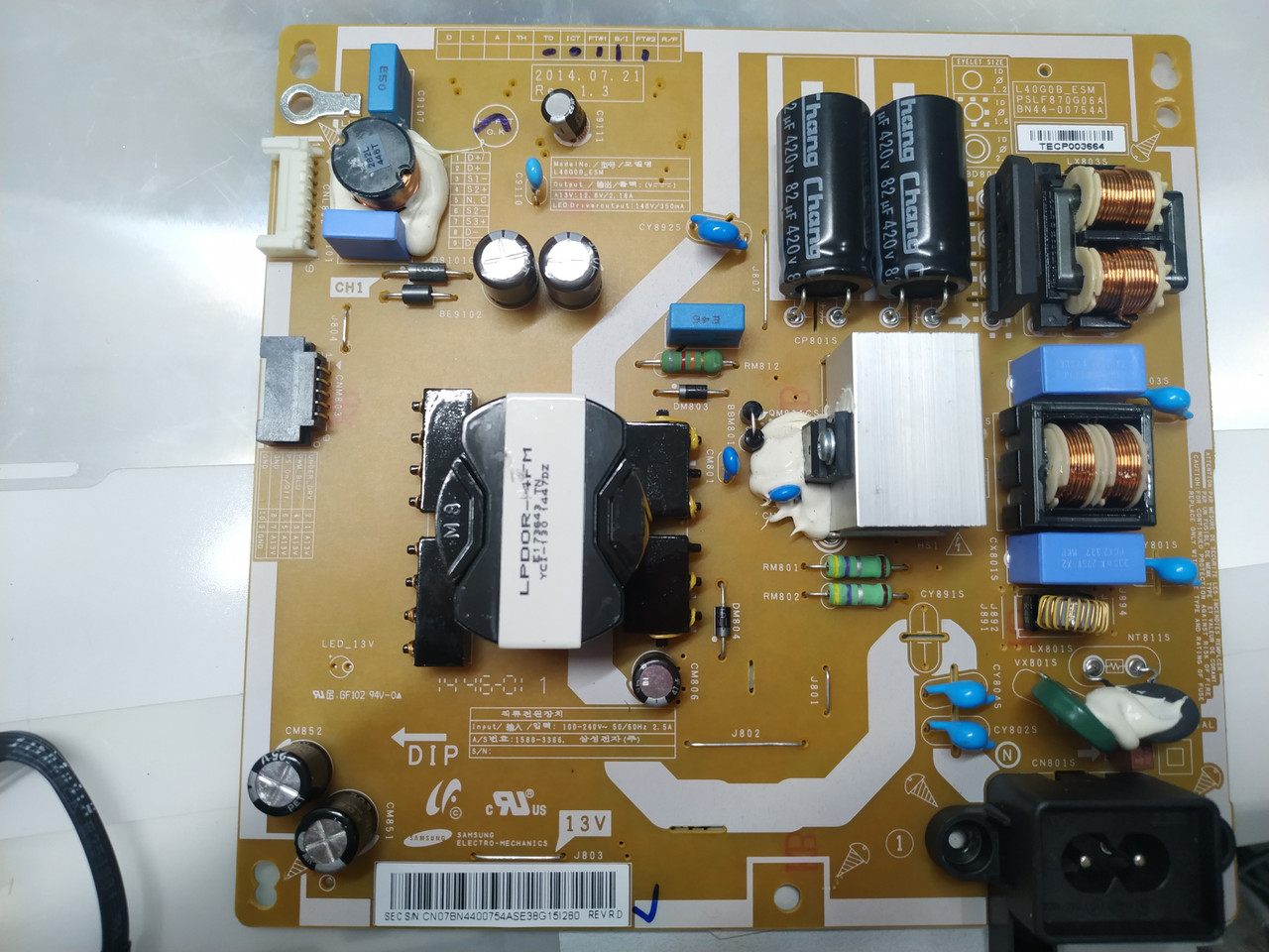 Запчасти для телевизора Samsung UE43J5500 (BN41-02347A, BN44-00754A ...