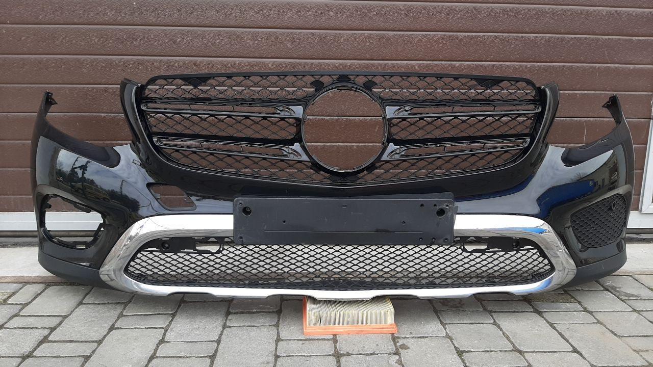Бампер передній Mercedes GLC X253 Рестайлинг14-19 A2538850122 / Решітка ...