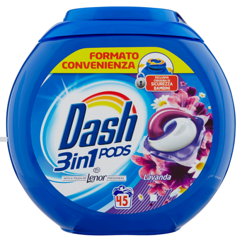 Dash 3in1 Caps капсули для прання Lavanda 45 шт, ціна 437.50 грн — Prom.ua (ID#1093052353)