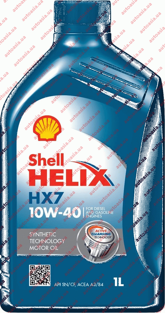 Масло моторне SHELL Helix HX7 10 W40, 1 літр Geely LC-1 (Джиллі ЛЦ1 ...