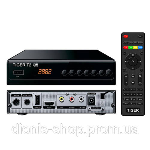 Купити Комплект: ресивер TIGER T2 IPTV PLUS + Антена Фаворит 50км з ...