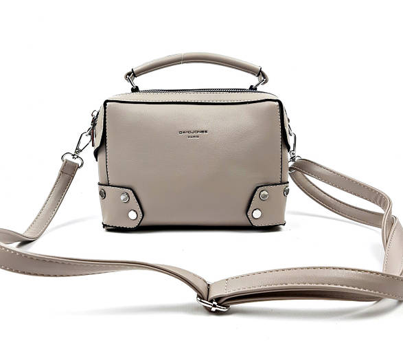 Купить Женская сумка чемоданчик David Jones Серая, цена 768 ₴ — Prom.ua ...