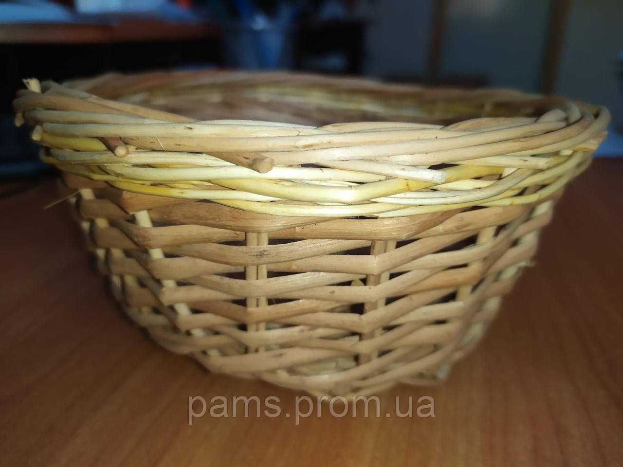 Плетена Корзинка кругла Id 1138057302 цена 89 ₴ купить на Prom Ua