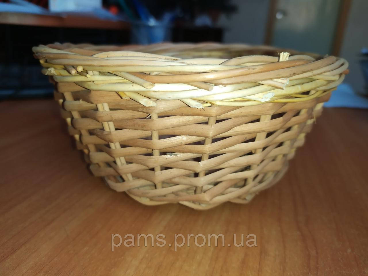 Плетена Корзинка кругла Id 1138057302 цена 89 ₴ купить на Prom Ua