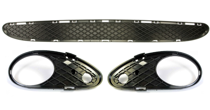 Решітка бампера Мерседес 203 - Mercedes W203, S203 - 2000-2004 ...