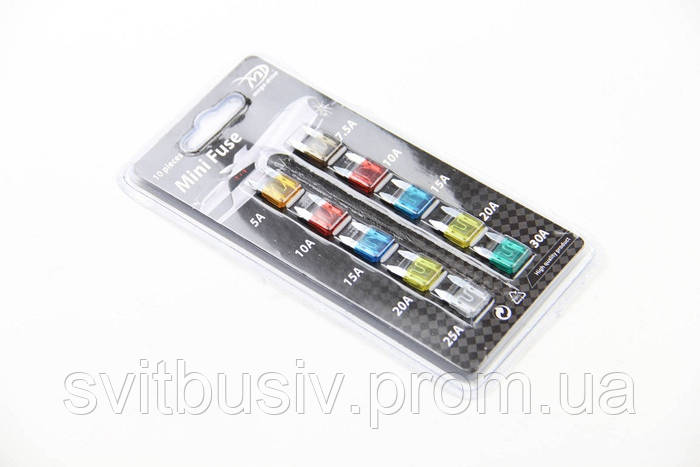 Купить Комплект предохранителей MINI 10 шт ASAM, цена 104 ₴ — Prom.ua ...
